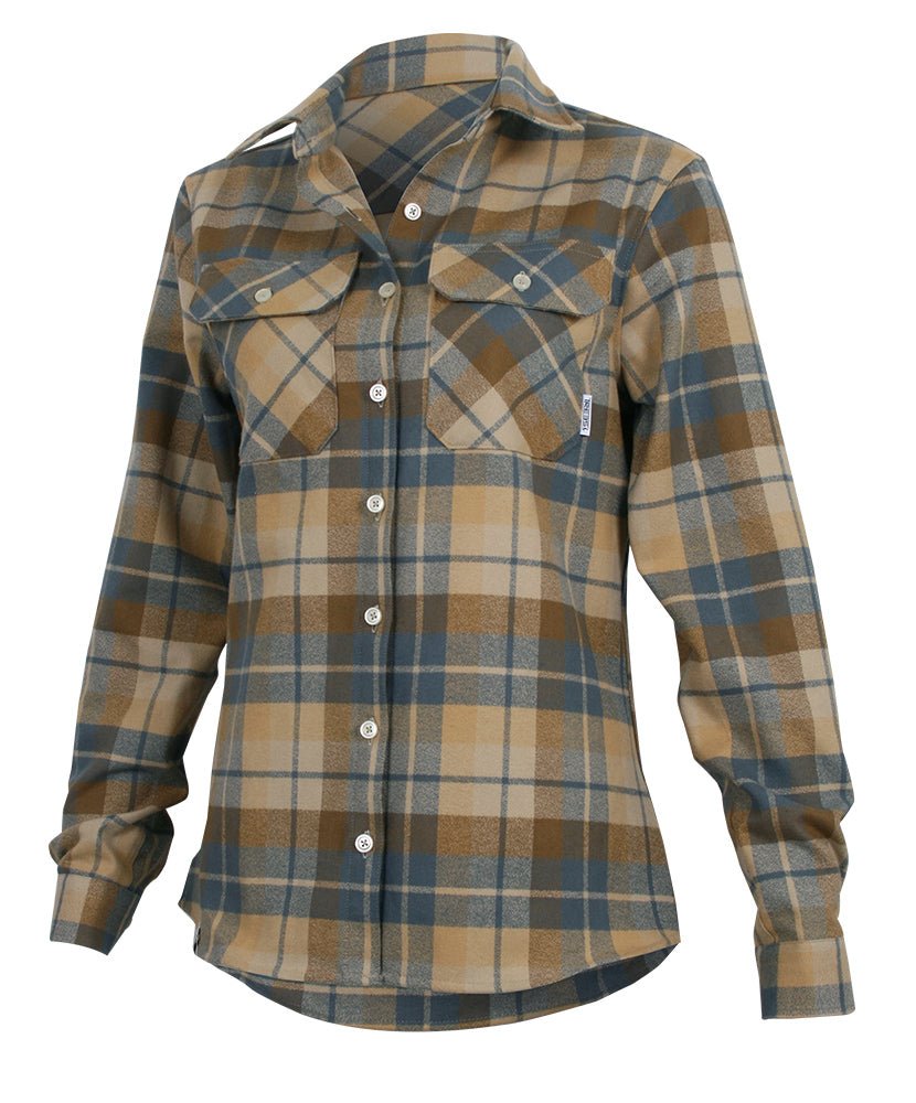 MAPLE Women's MTB Long Sleeve Flannel Shirt | Trees Mountain Apparel ...